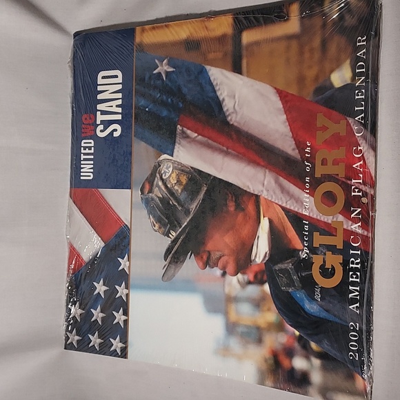 2002 Special Edition American Flag Calendar | Office | Sealed 202 ...